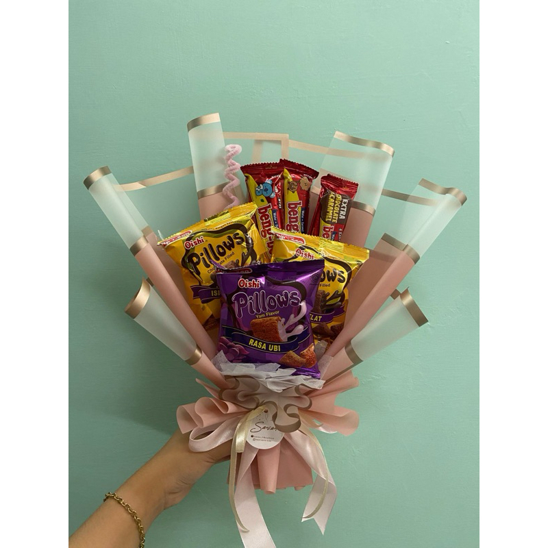 Jual Buket Snack murah/Bouquet Bunga/Wisuda/Hari guru/Valentine/Kado ...