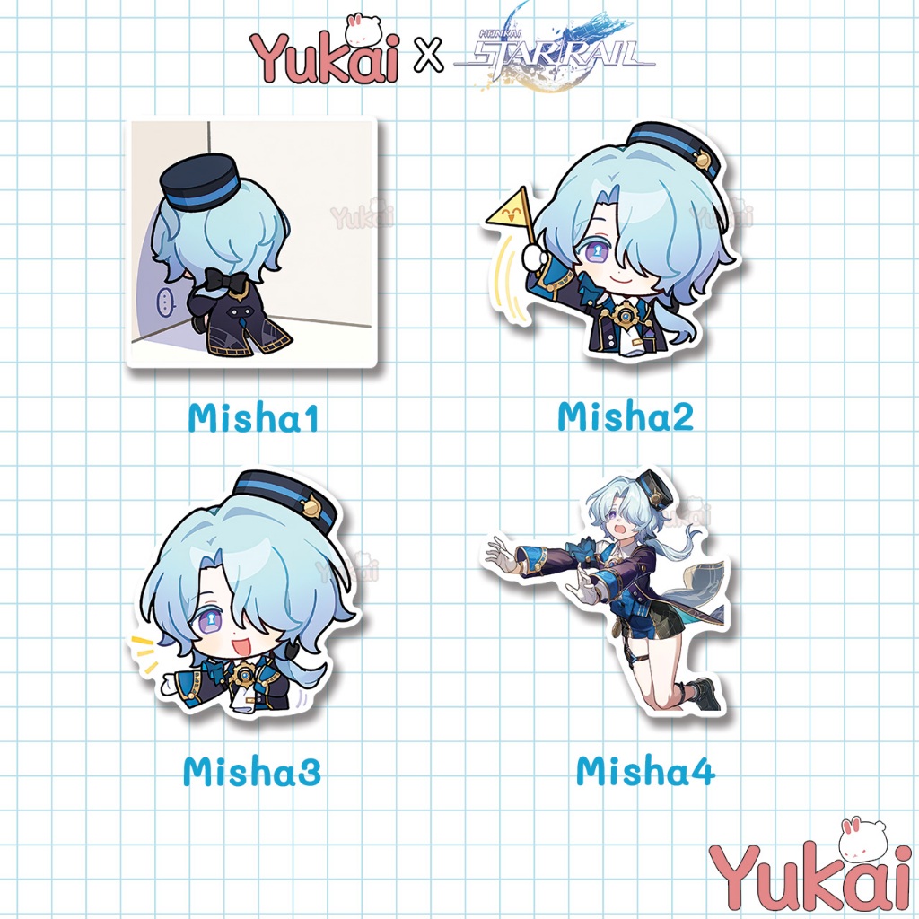 Jual Stiker Misha Honkai Star Rail (HSR) Premium, Sticker Anime ...