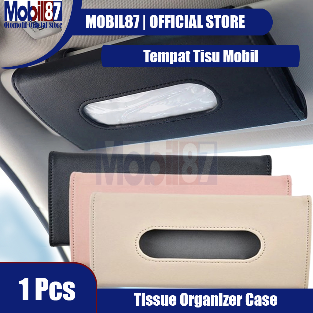 Jual OTOHEROES Tempat Tisu Mobil Sun Visor Hanging Tissue Organizer ...