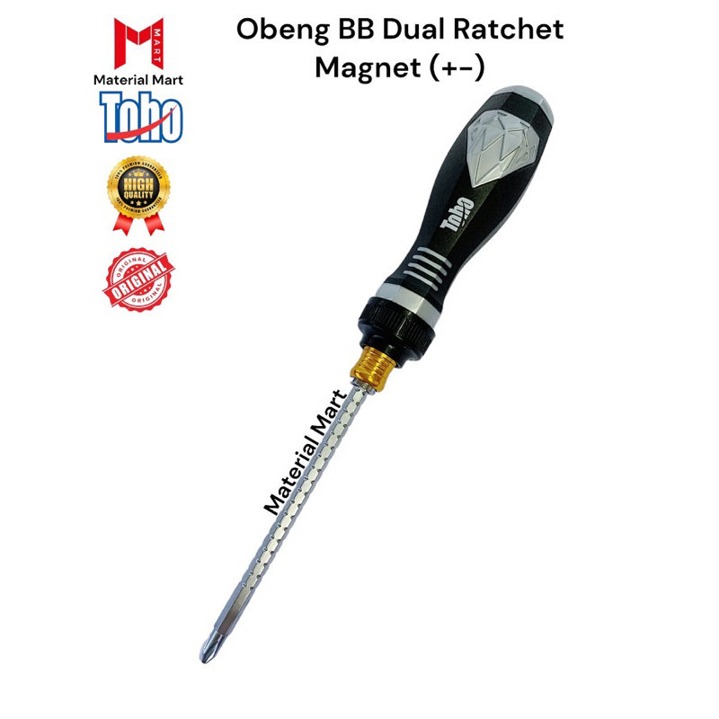 Jual Obeng Bolak Balik Toho | Obeng 2 Way | Dual Ratchet Screwdriver ...