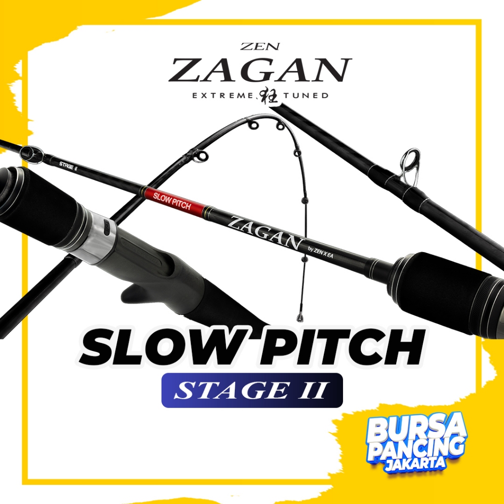 Jual ZEN ZAGAN Joran Overhead SLOW PITCH STAGE II 198cm Pe3 & Pe4 ...