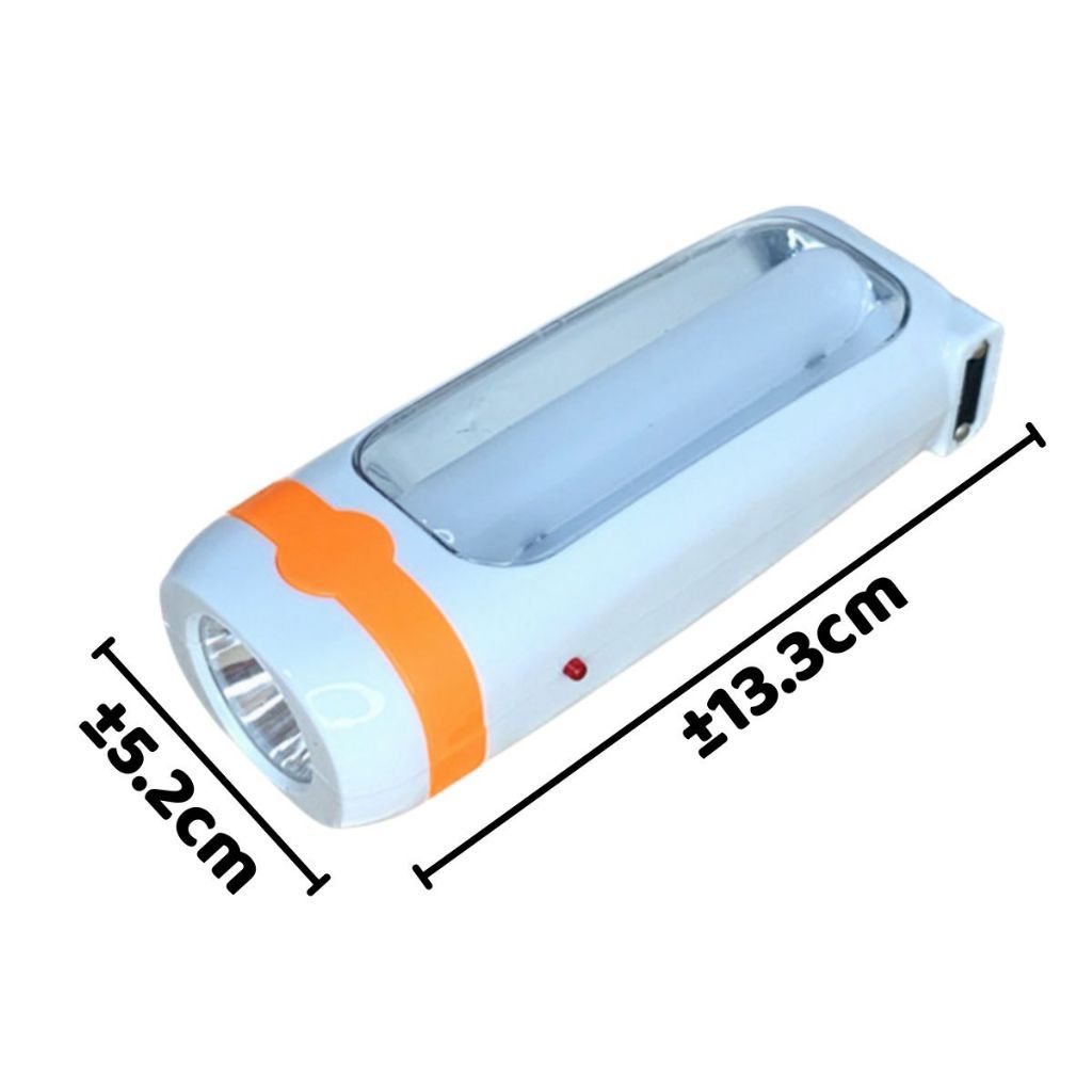 Jual Senter L-822 OSL + COB LED (2in1) / Senter Penerangan Jarak Jauh ...