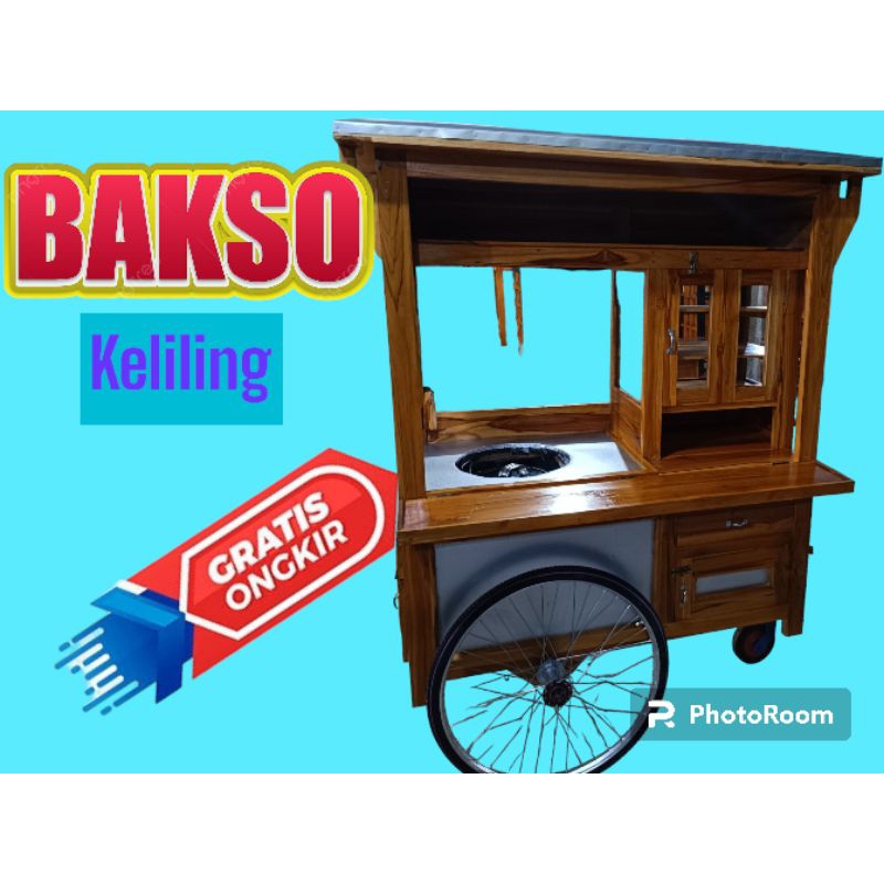 Jual gerobak bakso roda tiga | Shopee Indonesia