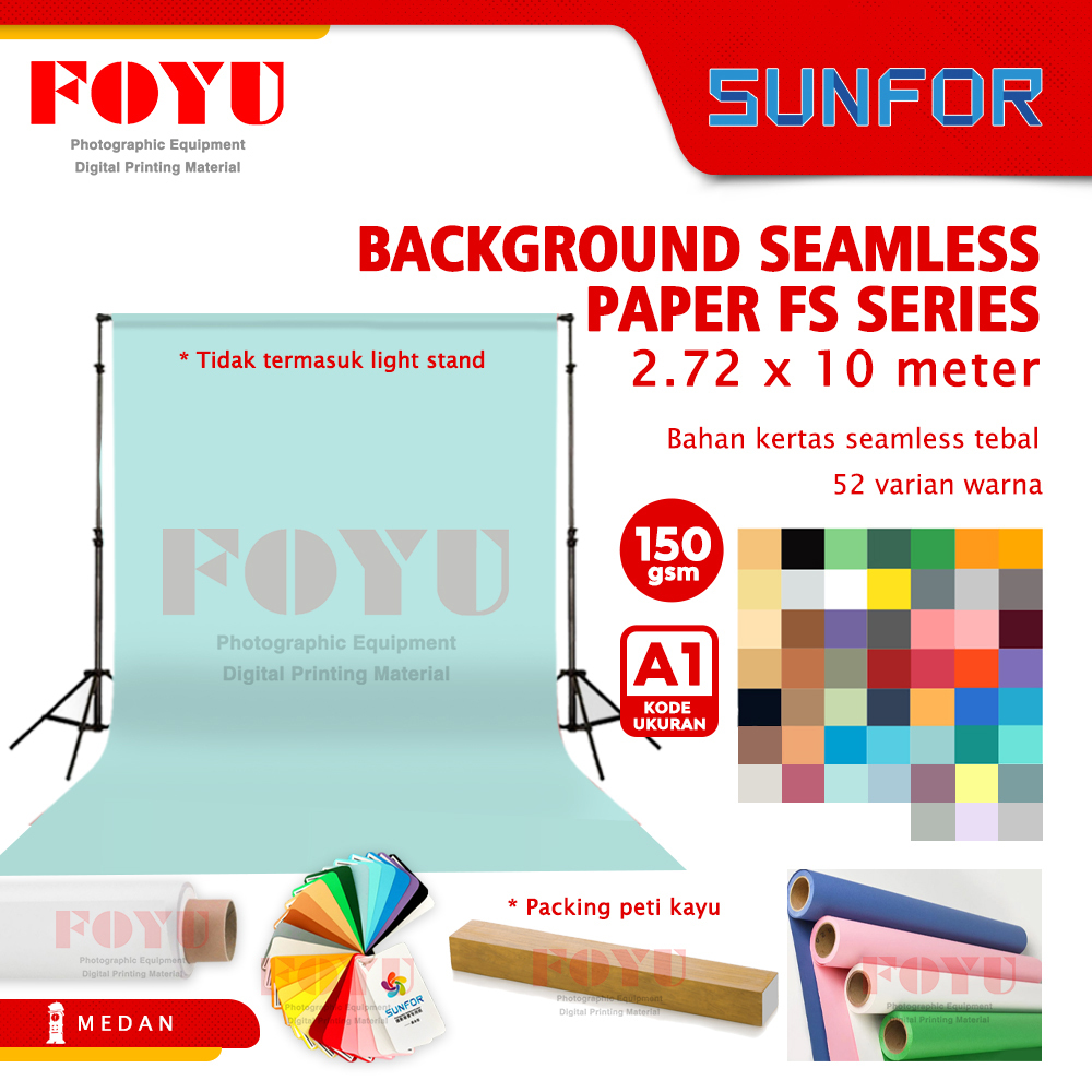 Jual Background Backdrop Layar Studio Foto Video Paper Kertas Polos ...