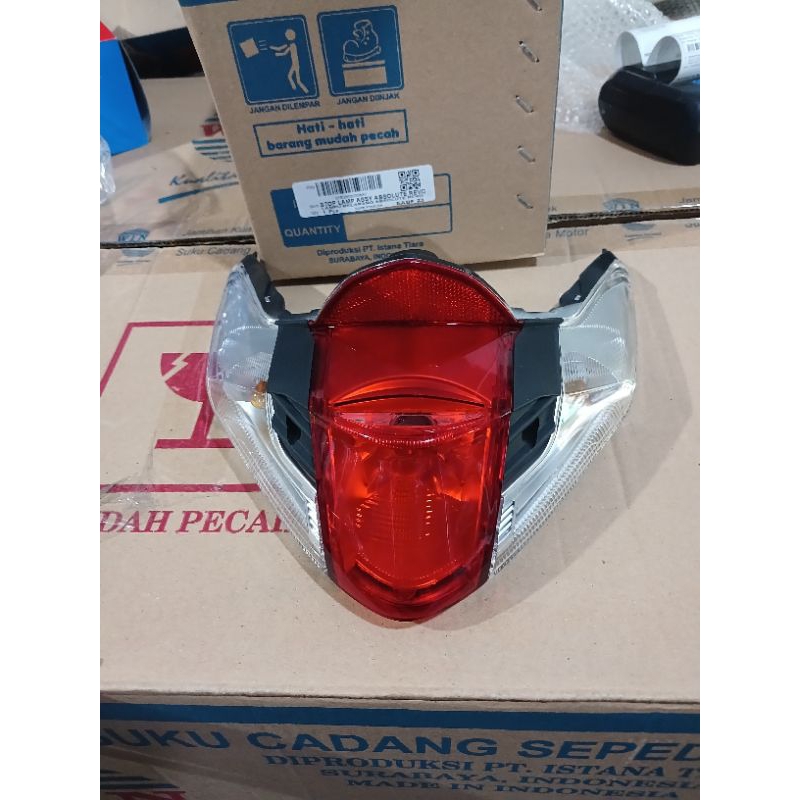 Jual lampu belakang absolute revo fulshet/stop lamp assy absolute revo ...