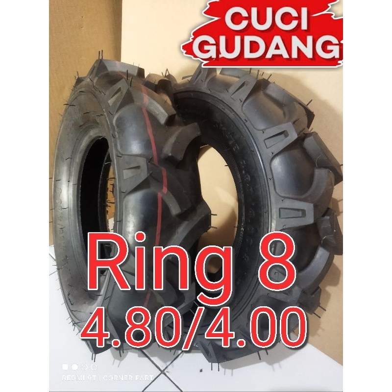 Jual BAN TRAKTOR RING 𝟰.𝟴𝟬/𝟰.𝟬𝟬-𝟴 𝙇𝙤𝙨𝙩 𝙋𝙖𝙘𝙠 UKURAN 8-480/400 | Shopee ...