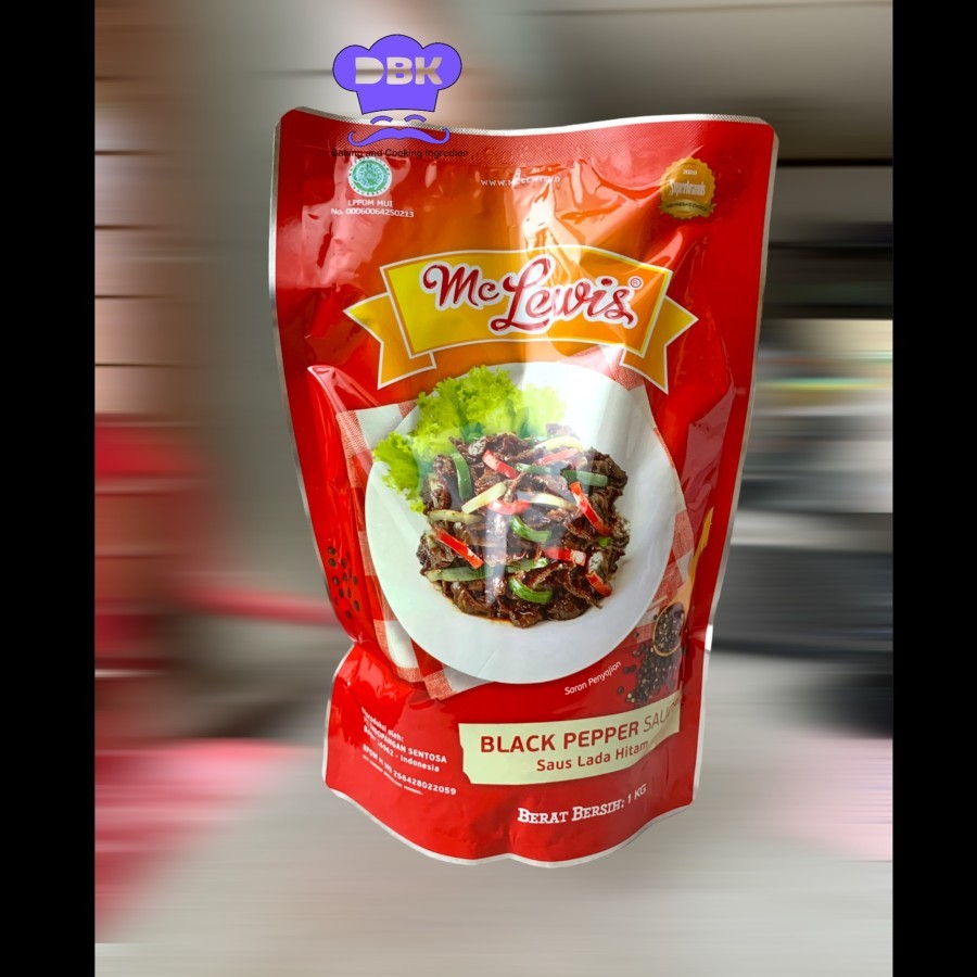 Jual McLewis mc lewis Blackpepper Sauce - 1Kg | Shopee Indonesia