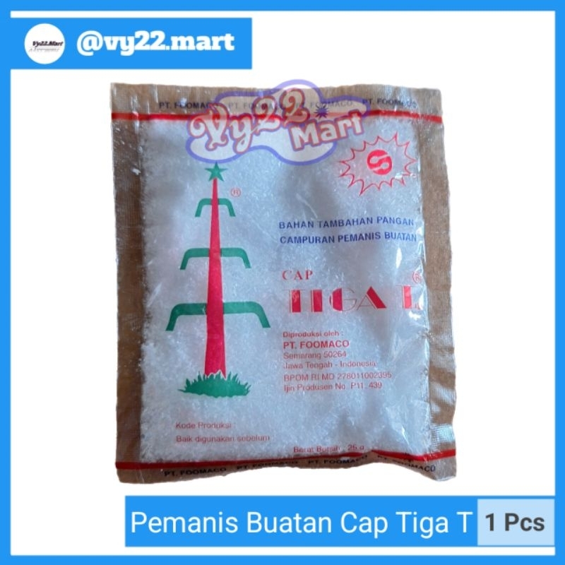 Jual Sari Manis Pemanis Buatan Cap Tiga T 1 pcs | Shopee Indonesia