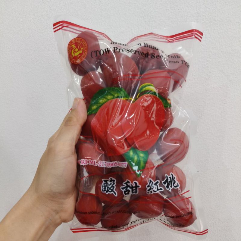Jual Manisan Buah Persik Merah / Buah Dewa 500 gr | Shopee Indonesia