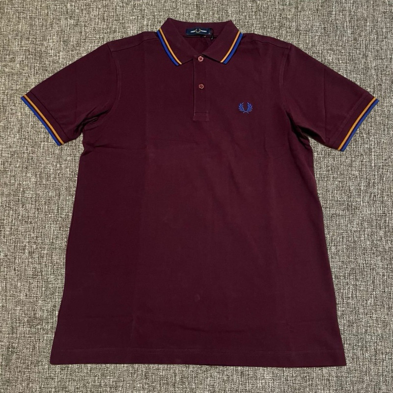 Jual Fred Perry Dark Blue Yellow Tipped Polo Maroon Original | Shopee ...