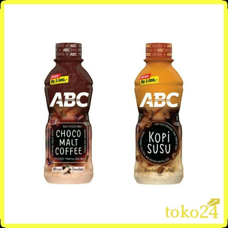 Jual ABC Choco Malt Coffee & Kopi Susu 200 ml | Shopee Indonesia