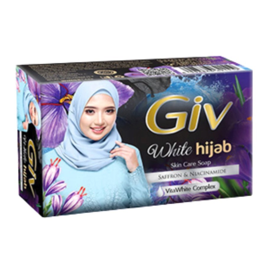 Jual Giv HITAM Hijab Sabun Mandi Batang Saffron & Niacinamide 72 gr ...