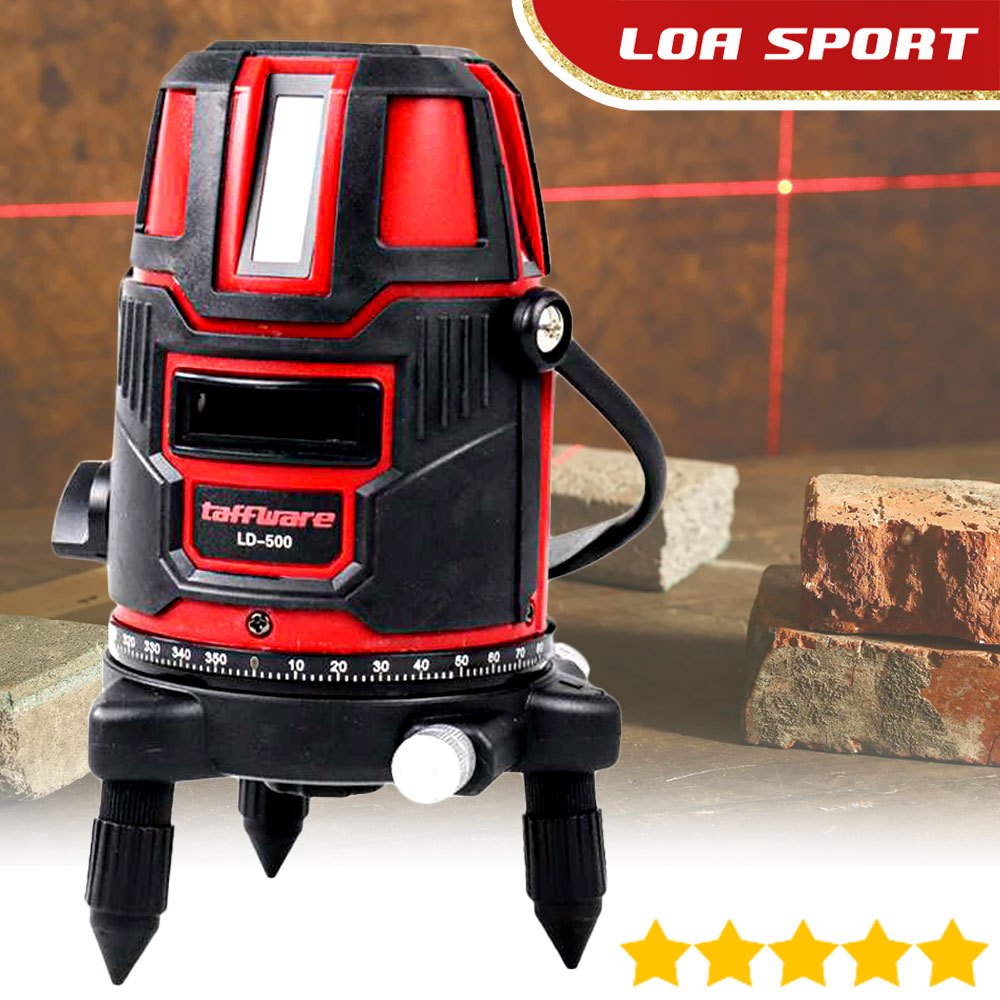 Jual Alat Laser Self Leveling 4D 5 Lines Penggaris Bangunan Red Beam ...