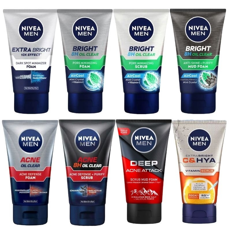 Jual NIVEA MEN FACIAL FOAM 100ml | Shopee Indonesia