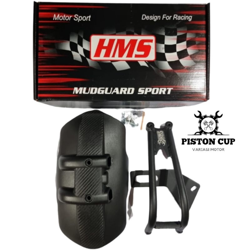 Jual mudguard motor hms sport / mudguard universal semua motor ...