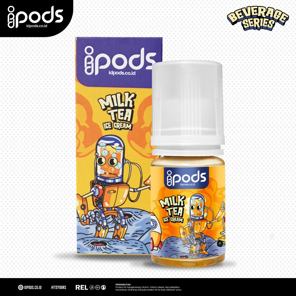 Jual idPods Saltnic Liquid - Milk Tea Ice Cream (30ML) | Shopee Indonesia