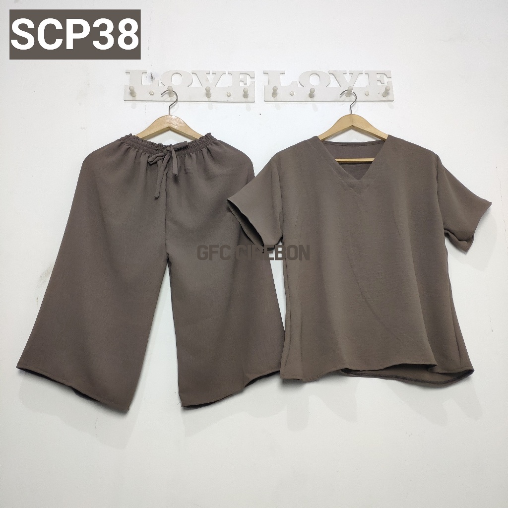 Jual Setelan Crinkle Airflow / Setelan Baju Wanita Kekinian / One Set Crinkle Airflow Premium ...