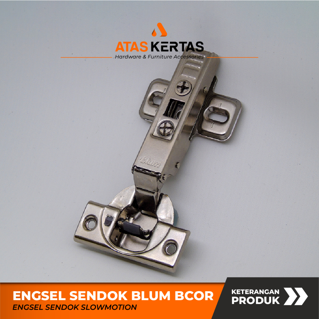 Jual Original Engsel blum slow motion BCOR / engsel sendok soft close ...