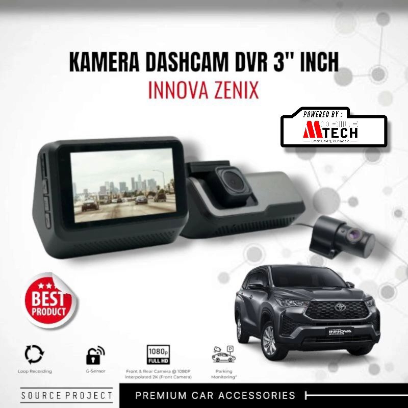 Jual KAMERA DASHCAM MINI DVR HD 3" INCH - INNOVA ZENIX | Shopee Indonesia