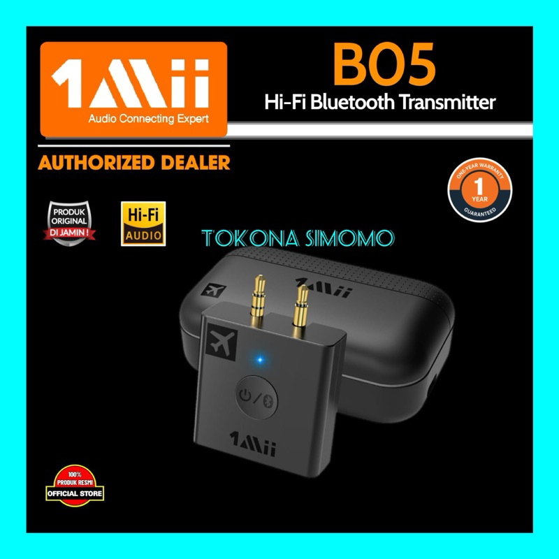 Jual 1Mii B05 Hi-Fi Wireless Airplane Audio Adapter Original | Shopee ...