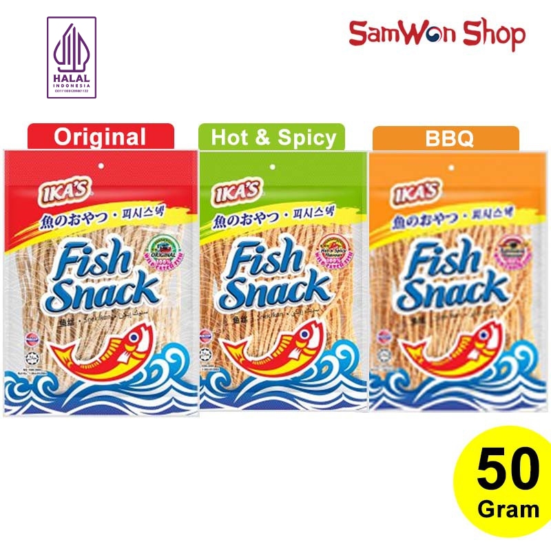 Jual FISH SNACK MERK IKA'S 50 GRAM - JUHI SNACK CEMILAN IKAN BERVARIAN ...
