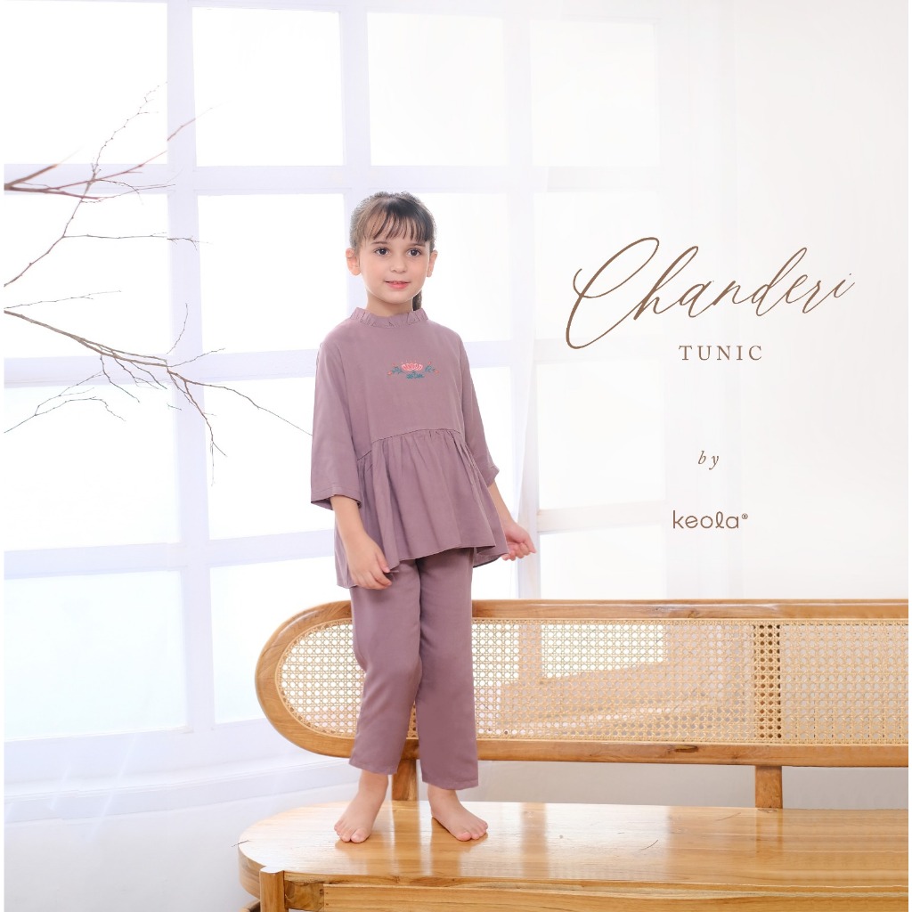 Jual KEOLA - (Size 6 - 10Tahun) Setelan Anak Perempuan Chanderi Tunik ...