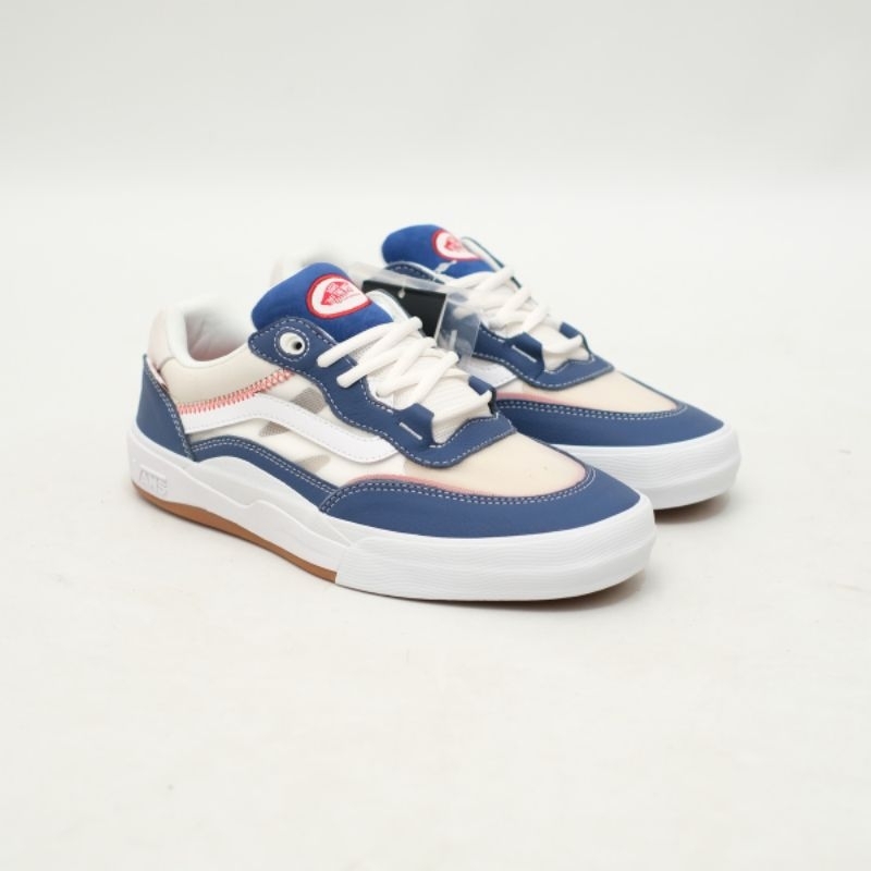 Jual Vans Wayvee Navy Red White | Shopee Indonesia