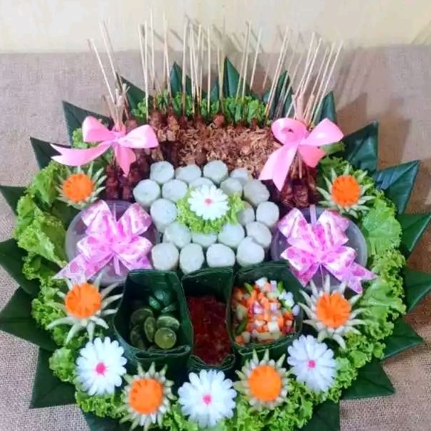 Jual Tumpeng Sate/Tumpeng /Sate Tampah/Sate ayam 5 Porsi | Shopee Indonesia
