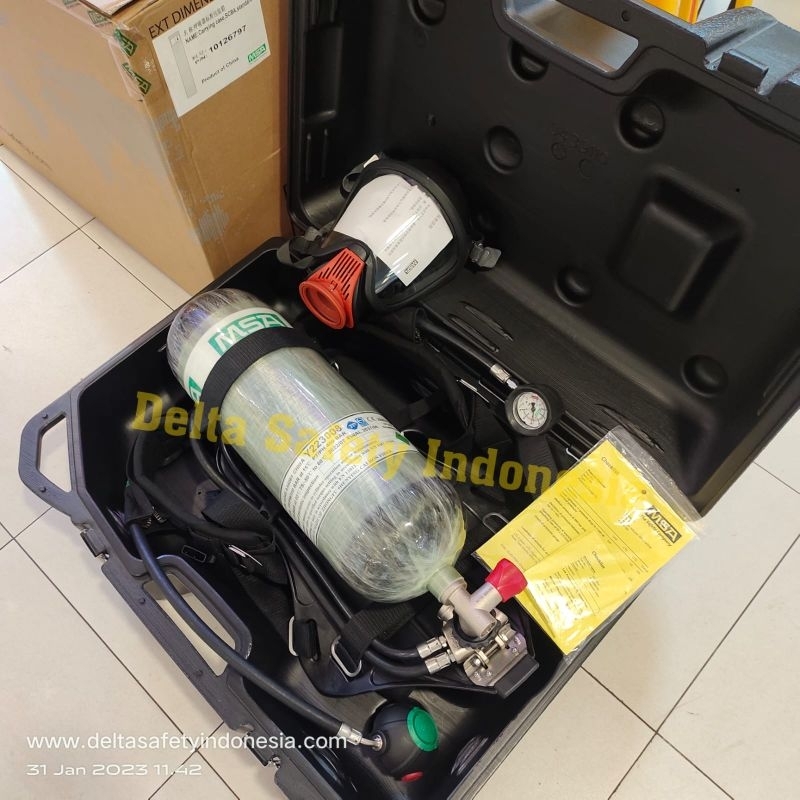 Jual SCBA MSA AIR EXPRESS 2 ORIGINAL Breathing Apparatus MSA Airexpress Composite Cylinder 6.8L ...
