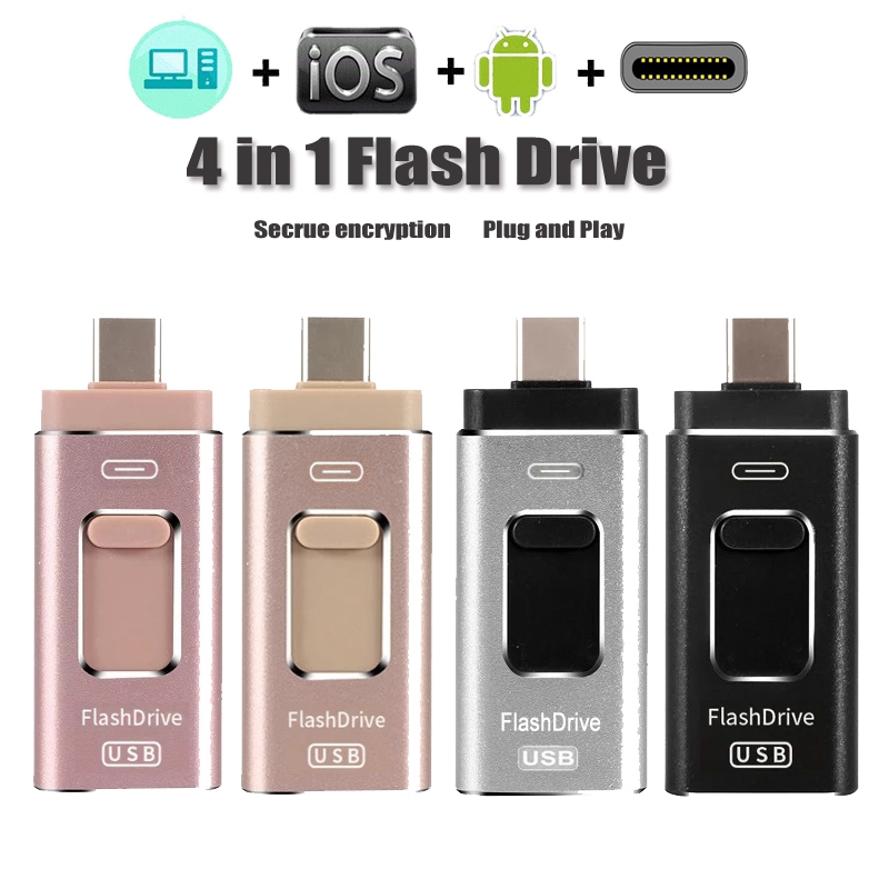 Jual Y05 1TB OTG IOS Flash Drive Disk Flashdisk for Iphone Android 4 in ...