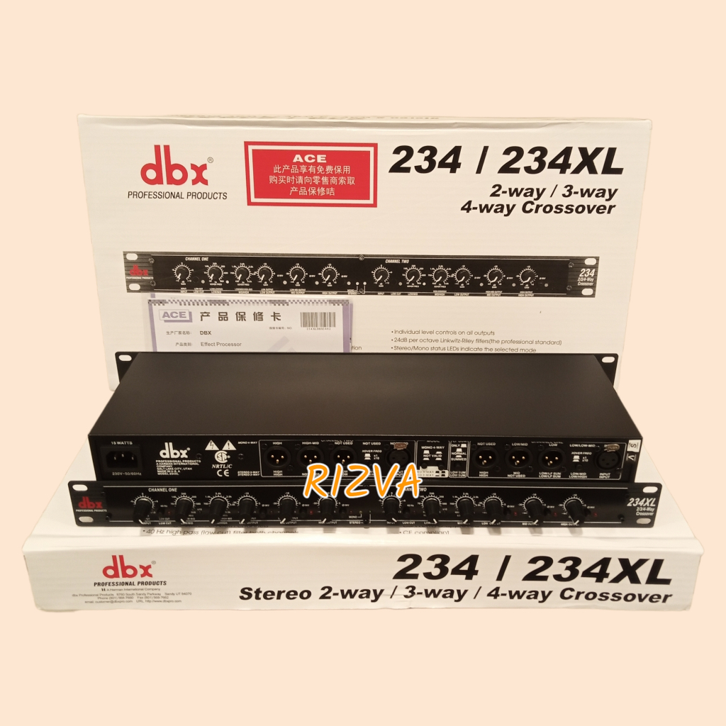 Jual DBX 234XL CROSSOVER 234 XL STEREO 2 WAY 3 WAY 4 WAY | Shopee Indonesia