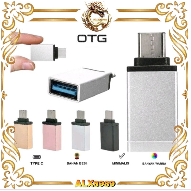 Jual OTG USB Type C / Tab C full besi | Shopee Indonesia