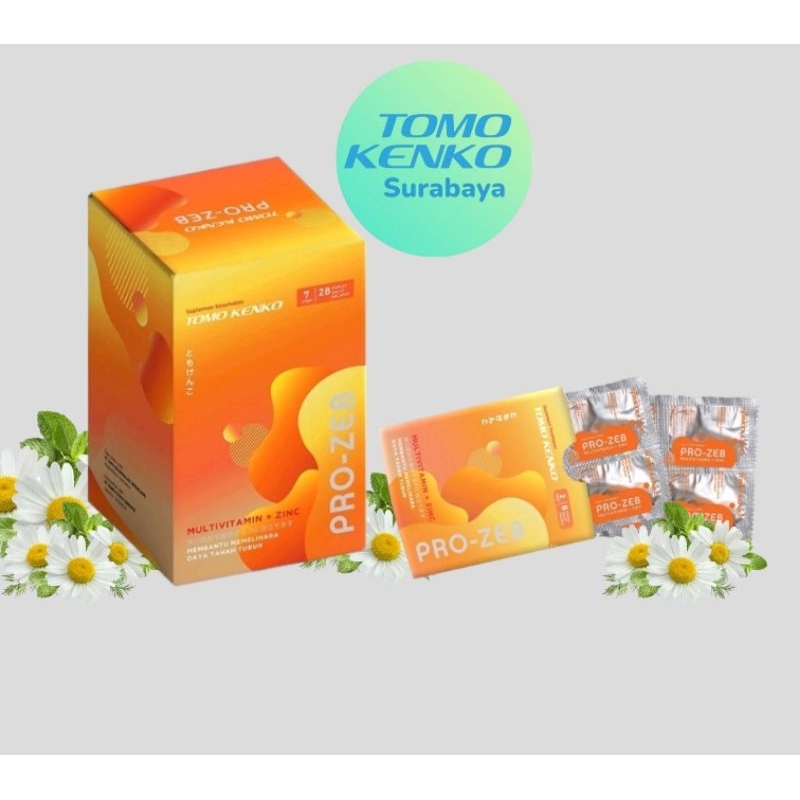 Jual Tomo Kenko Multivitamin Pro-ZEB Tomo Kenko | Vitamin Otak ...
