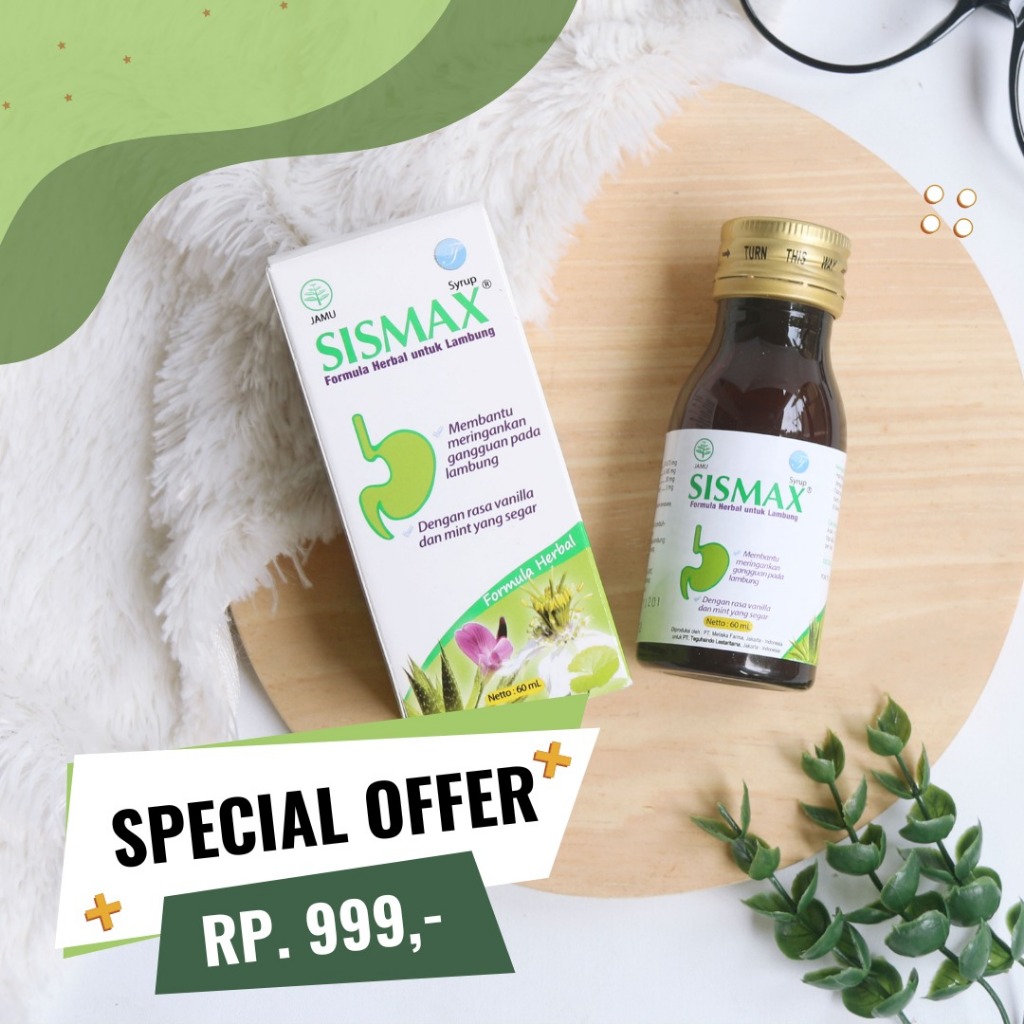 Jual Obat Maag Herbal SISMAX Formula Herbal Untuk Lambung | Shopee ...