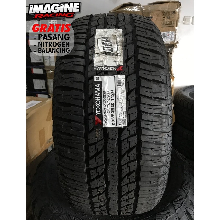 Jual YOKOHAMA GEOLANDAR A/T -G015 112H 285 50 R20 BAN MOBIL PAJERO FORTUNER RANGER HILUX DLL ...