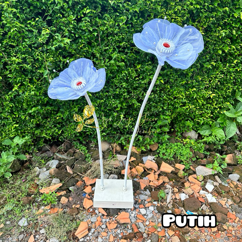 Jual standing bunga lampu dekorasi pelaminan/lampu taman/lampu hias ...