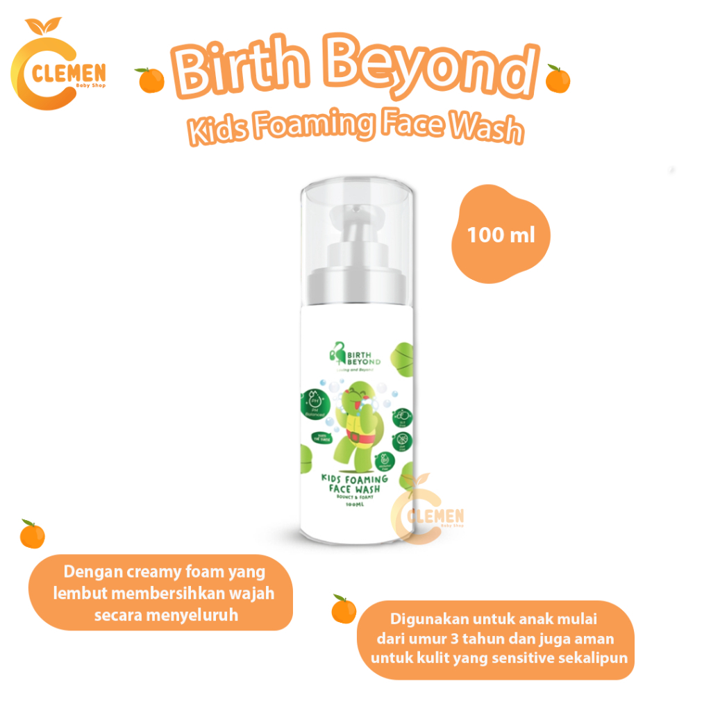 Jual Birth Beyond Kids Foaming Face Wash 100 ml (Sabun Cuci Wajah ...