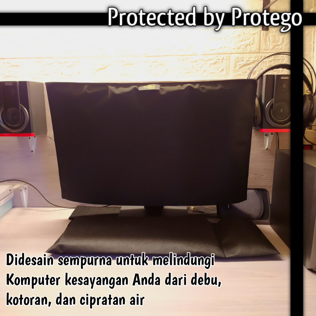 Jual Cover Kain Layar Monitor Komputer 19 - 22 inch PART 2 Anti Debu ...