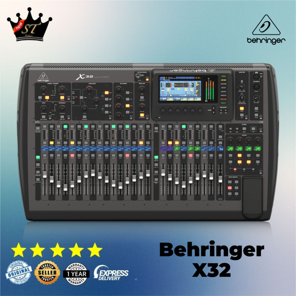 Jual BEHRINGER X32 X-32 X 32 Channel Ch Digital Mixer Audio Mixing ...