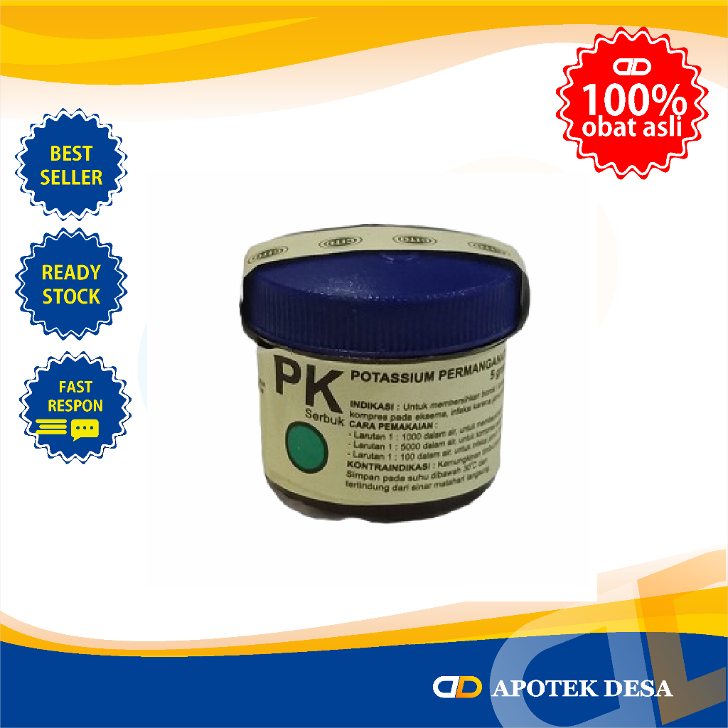 Jual PK PEKA CITO asli original KALIUM PERMANGANAT 5GR UNTUK KORENG ...