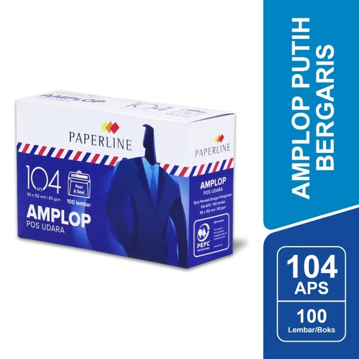 Jual AMPLOP PAPERLINE 104 APS 80GSM ISI 100 LEMBAR | Shopee Indonesia