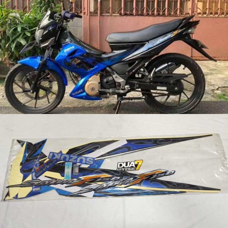 Jual Sticker stiker striping lis gambar Suzuki Satria F 150 FU 2010 ...