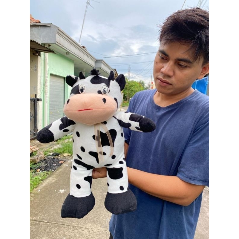 Jual Boneka sapi berdiri ukuran L(40cm) | Shopee Indonesia