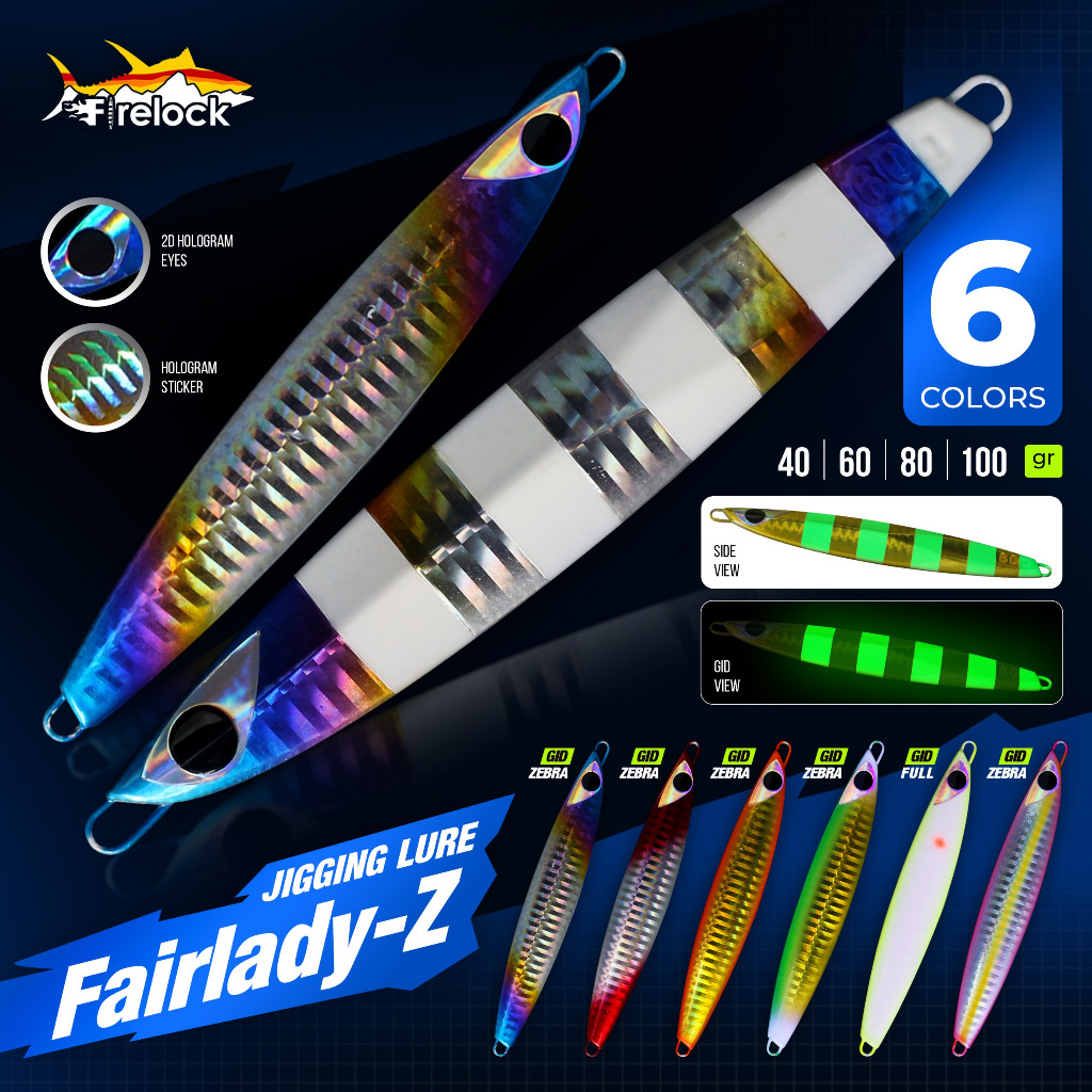 Jual UMPAN PANCING METAL JIG 100Gram - FIRELOCK FAIRLADY Z 100GR | Shopee Indonesia