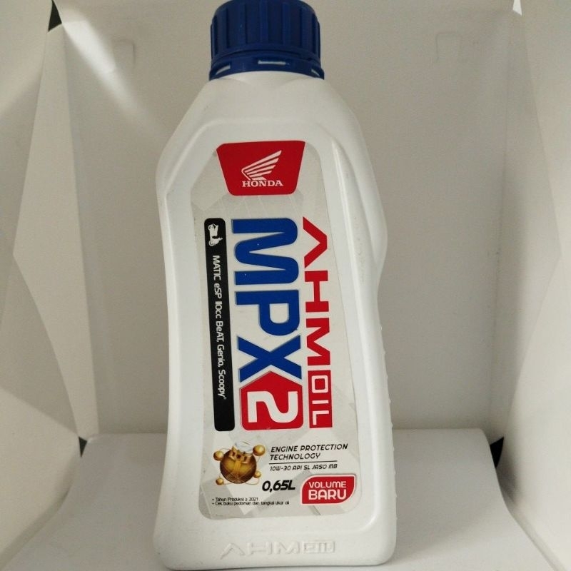 Jual oli mpx 2 0,65 liter matic genio, scoopy, beat new (botol ...