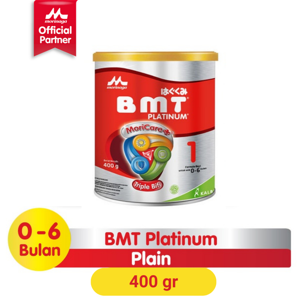 Jual MORINAGA BMT PLATINUM 400 GR/BMT PLATINUM 400 GR SUSU BAYI 0-6 ...