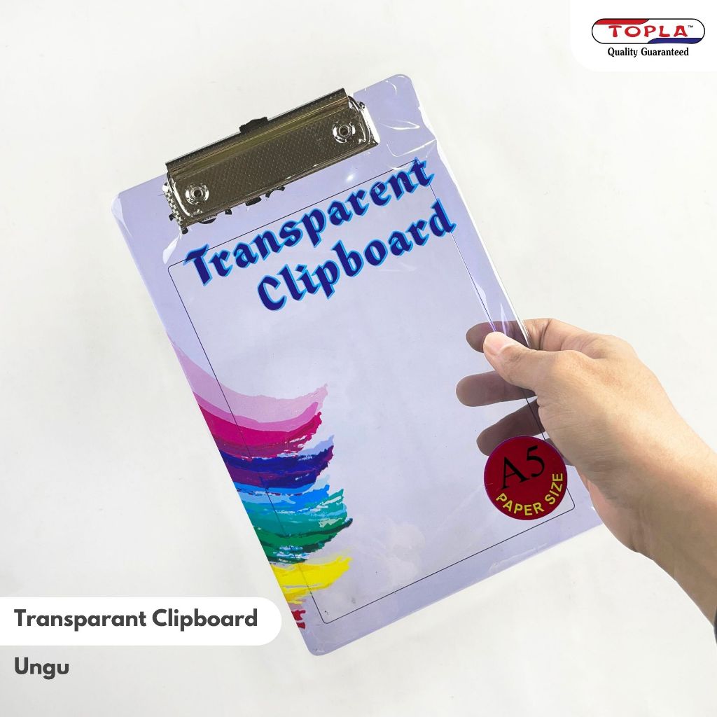 Jual Clipboard A5 / Clipboard Mini / Papan Jalan A5 / Clip board A5 ...