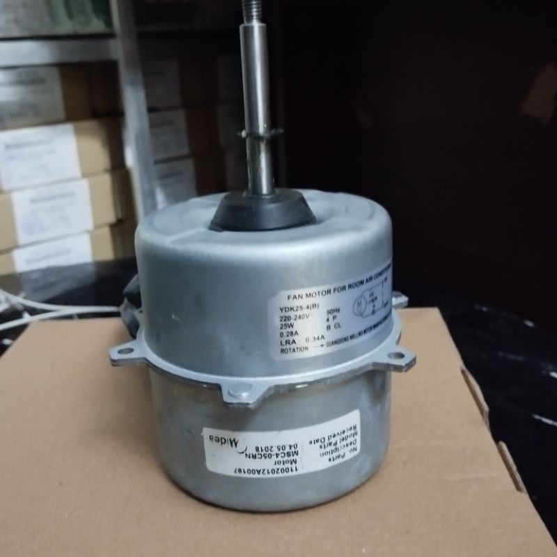 Jual DINAMO FAN OUTDOOR AC MIDEA YDK25-4(B) 25W (MSC4-05CRN) ORIGINAL | Shopee Indonesia