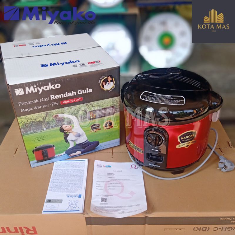 Jual Rice Cooker Low Sugar Low Carbo Miyako MCM 721 LST Penanak Nasi ...