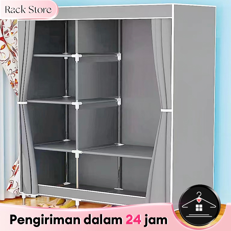 Jual Lemari Pakaian Lemari Kain Portable Lemari baju Lemari Anti Debu ...